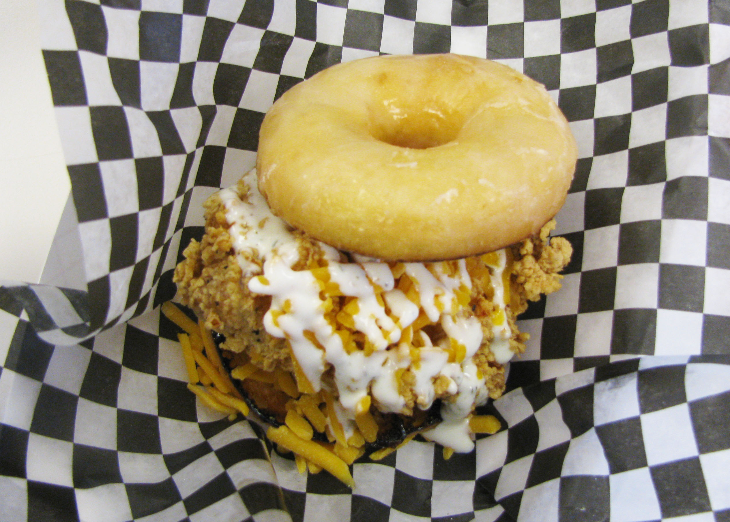 Off the Beaten Plate: Grilled Glazer at Harolds Fried Chicken & Donuts ...